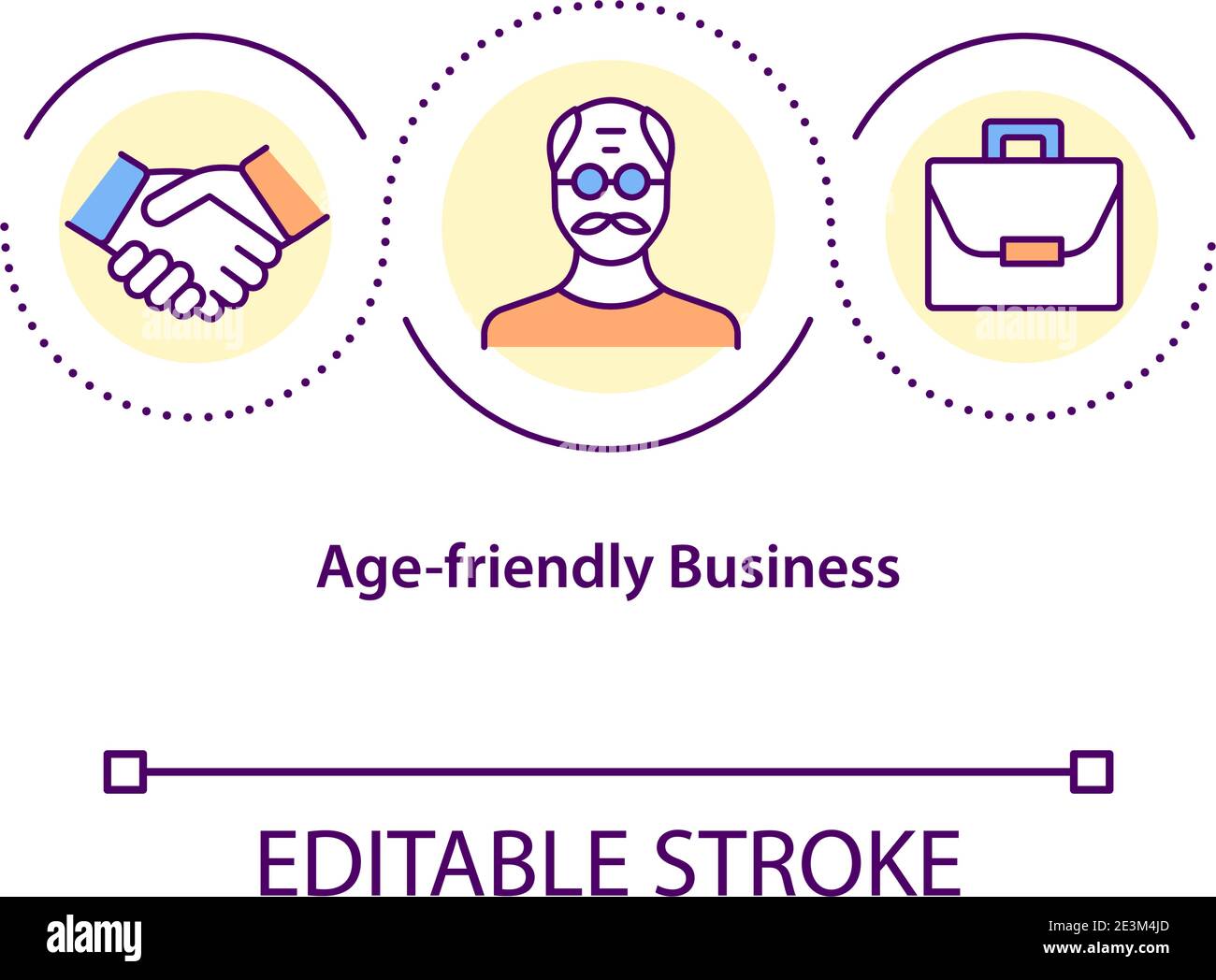 Age friendly environment Stock Vector Images - Alamy