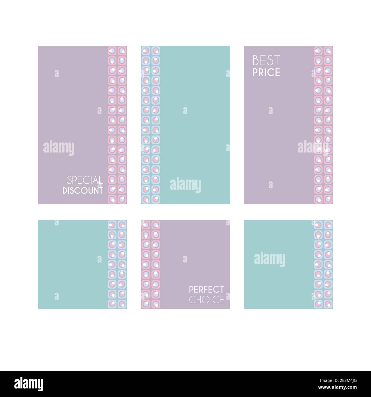 Modern decorative vector frames. Editable design templates for web ...