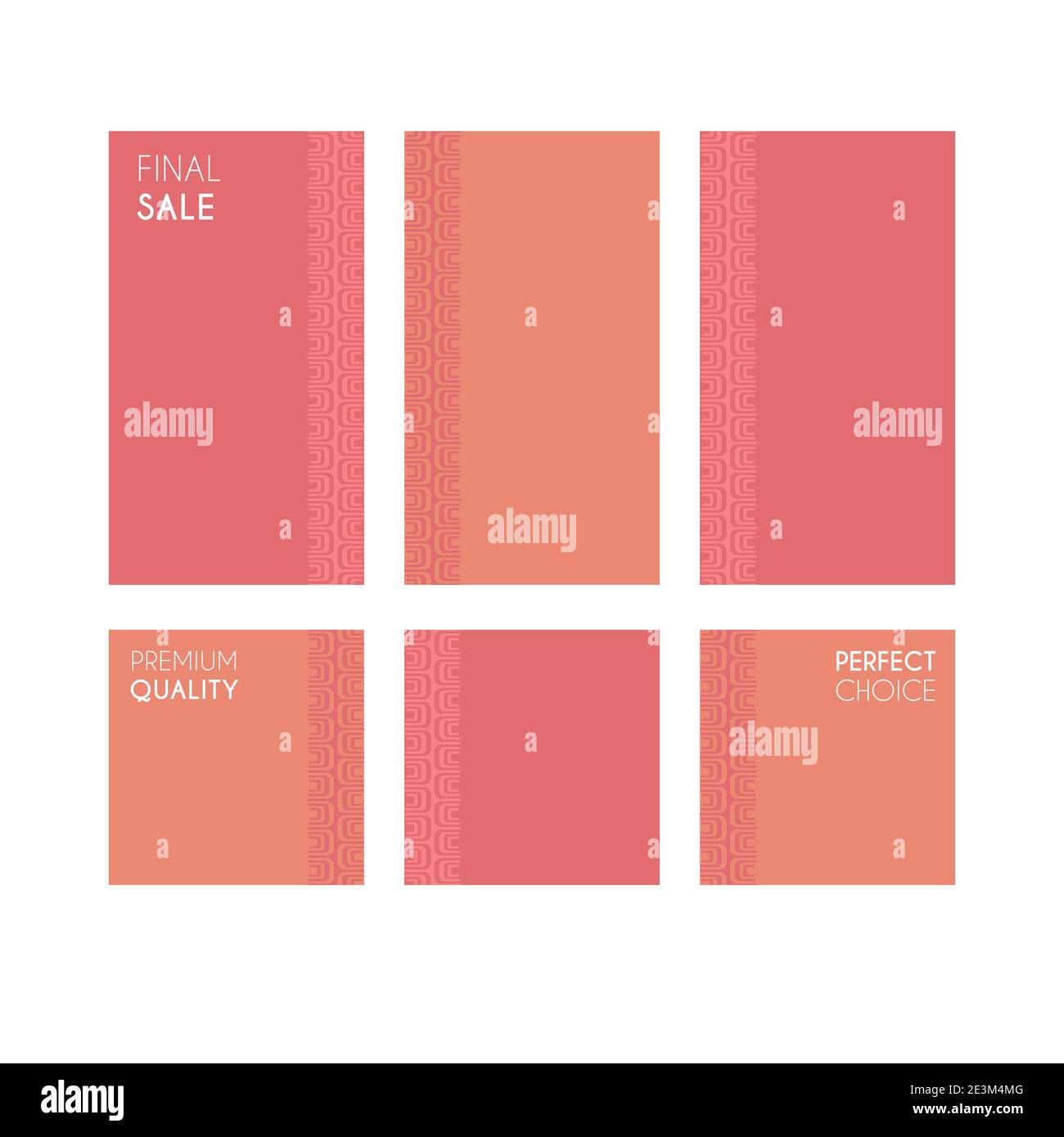 Modern decorative vector frames. Editable design templates for web ...