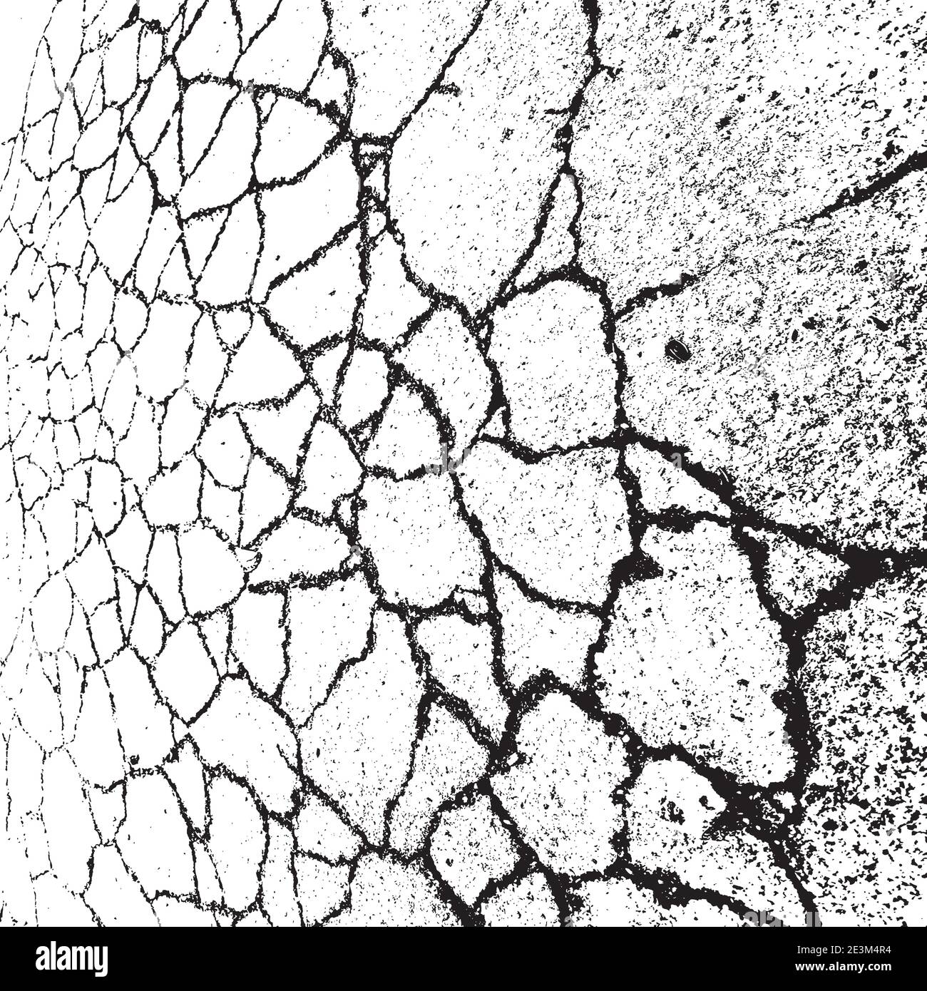Texture cracks white black Stock Vector Images - Alamy