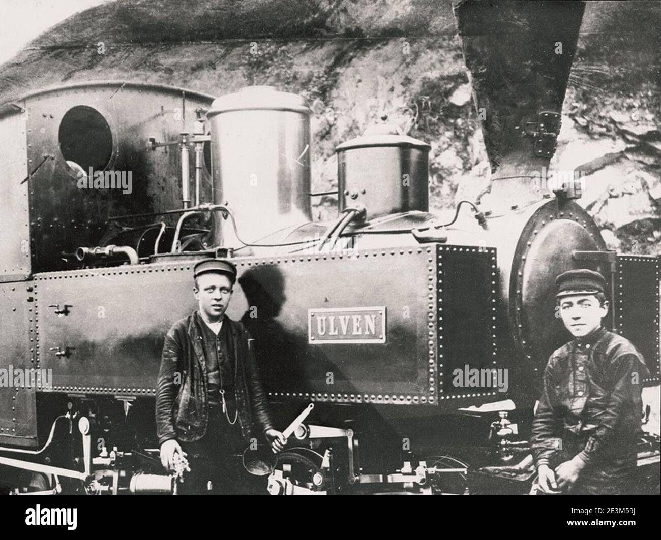Mallet steam locomotive 'Ulven' of Nesttun-Os Railway (Lokalhistorisk ...