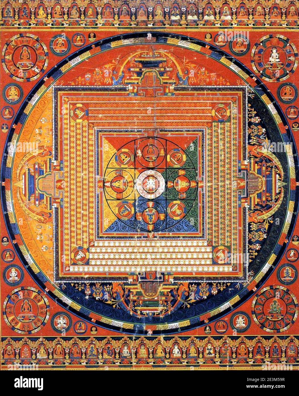 Mandala of Vajradhatu Stock Photo - Alamy