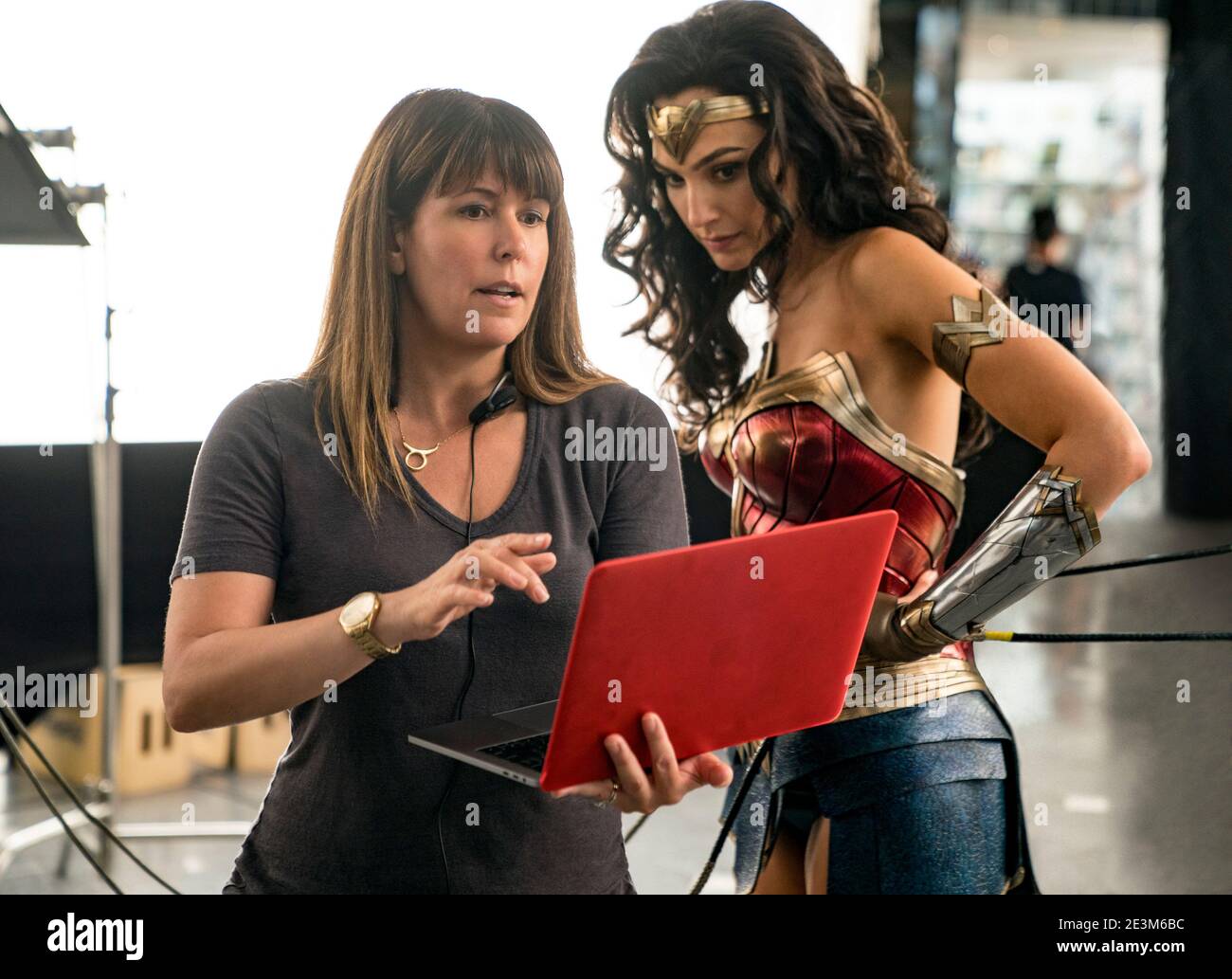 Director Patty Jenkins, Gal Gadot, "Wonder Woman 1984" (2020) Credit: Clay Enos / Warner Bros ...
