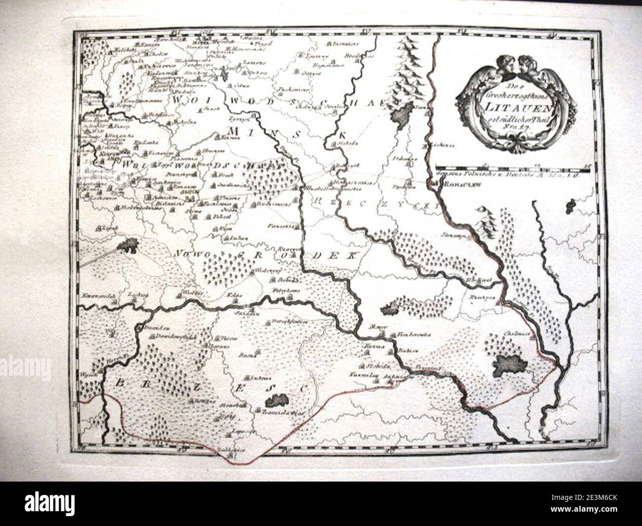 Historical lithuania map hi-res stock photography and images - Alamy