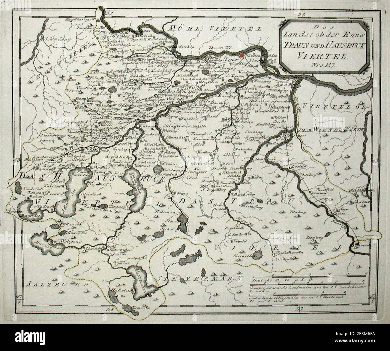 Archival austria map hi-res stock photography and images - Alamy