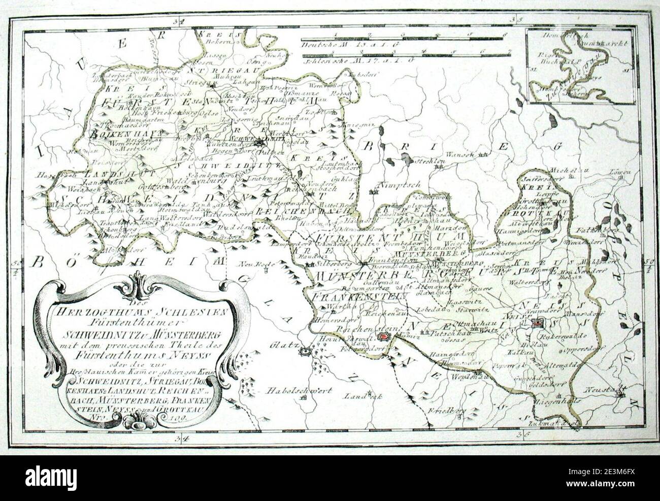 Silesia map hi-res stock photography and images - Alamy