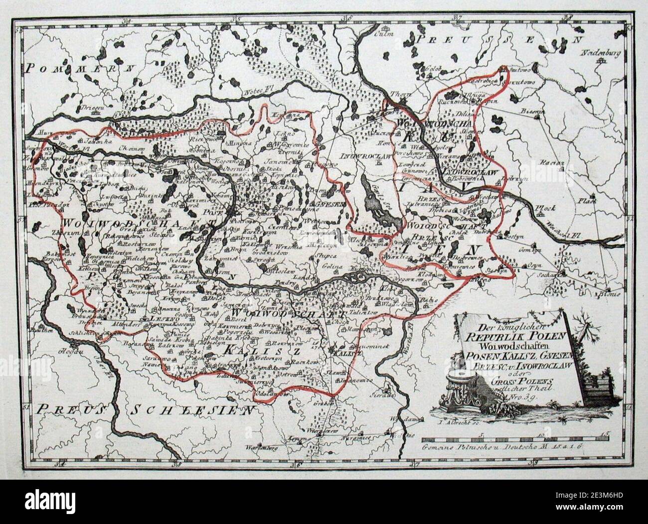 Map of Poland in 1791 by Reilly 039 1 Stock Photo - Alamy
