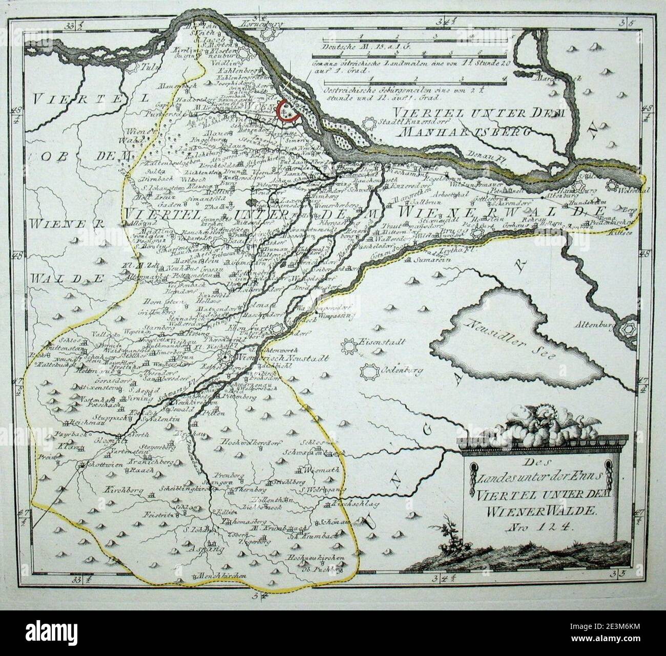 Archival austria map hi-res stock photography and images - Alamy