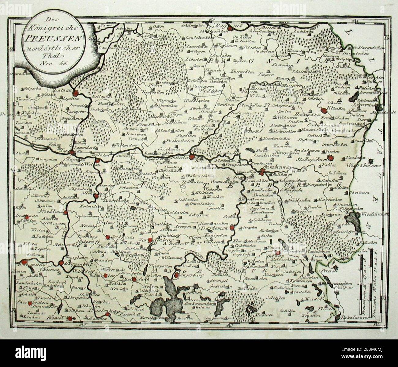 Prussia map hi-res stock photography and images - Alamy
