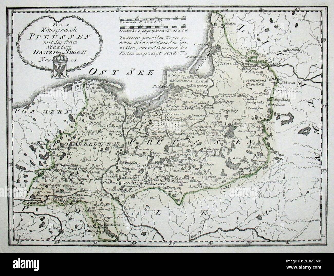 Map of prussia hi-res stock photography and images - Alamy