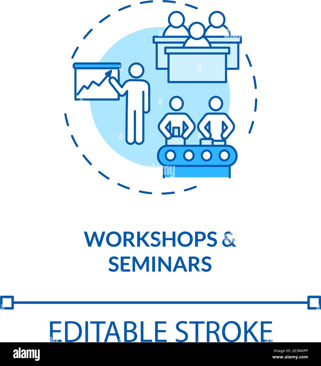 Workshops and seminars concept icon Stock Vector Image & Art - Alamy