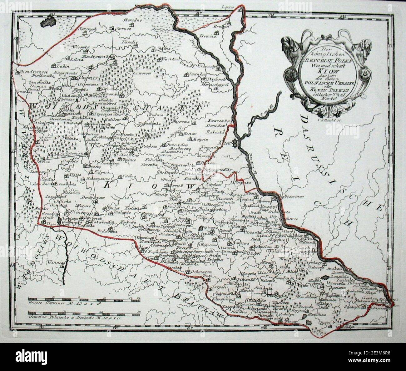 Map of Poland in 1791 by Reilly 046 Stock Photo - Alamy