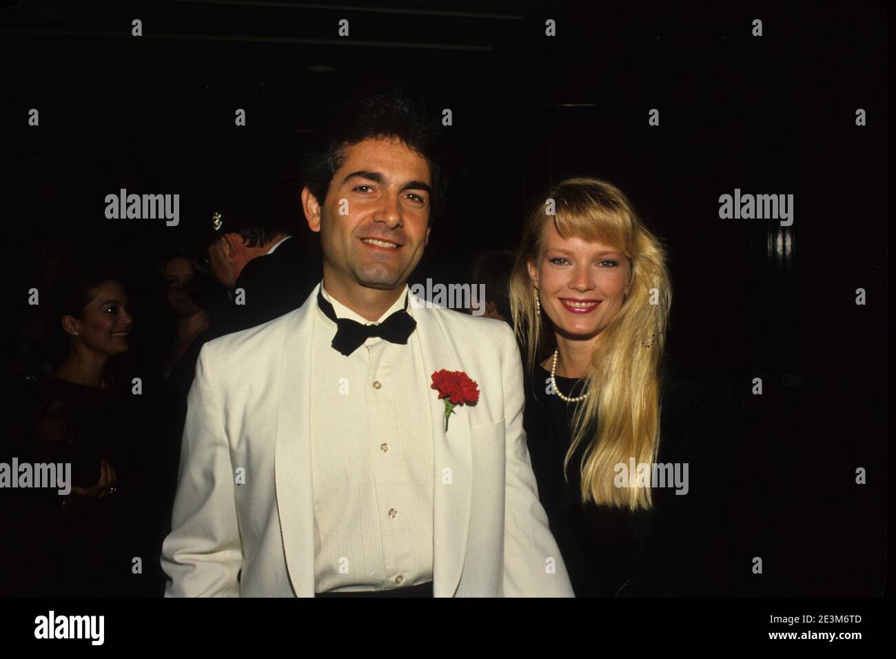 AMY STOCK with husband Robert Poynton 1987 Credit: Ralph Dominguez ...
