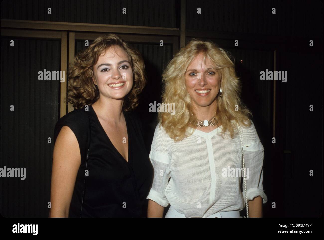 ALANA STEWART with Michele Johnson 1984 Credit: Ralph Dominguez ...