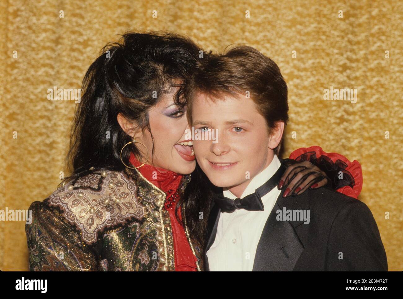 APOLLONIA KOTERO with Michael J. Fox Credit: Ralph Dominguez/MediaPunch ...