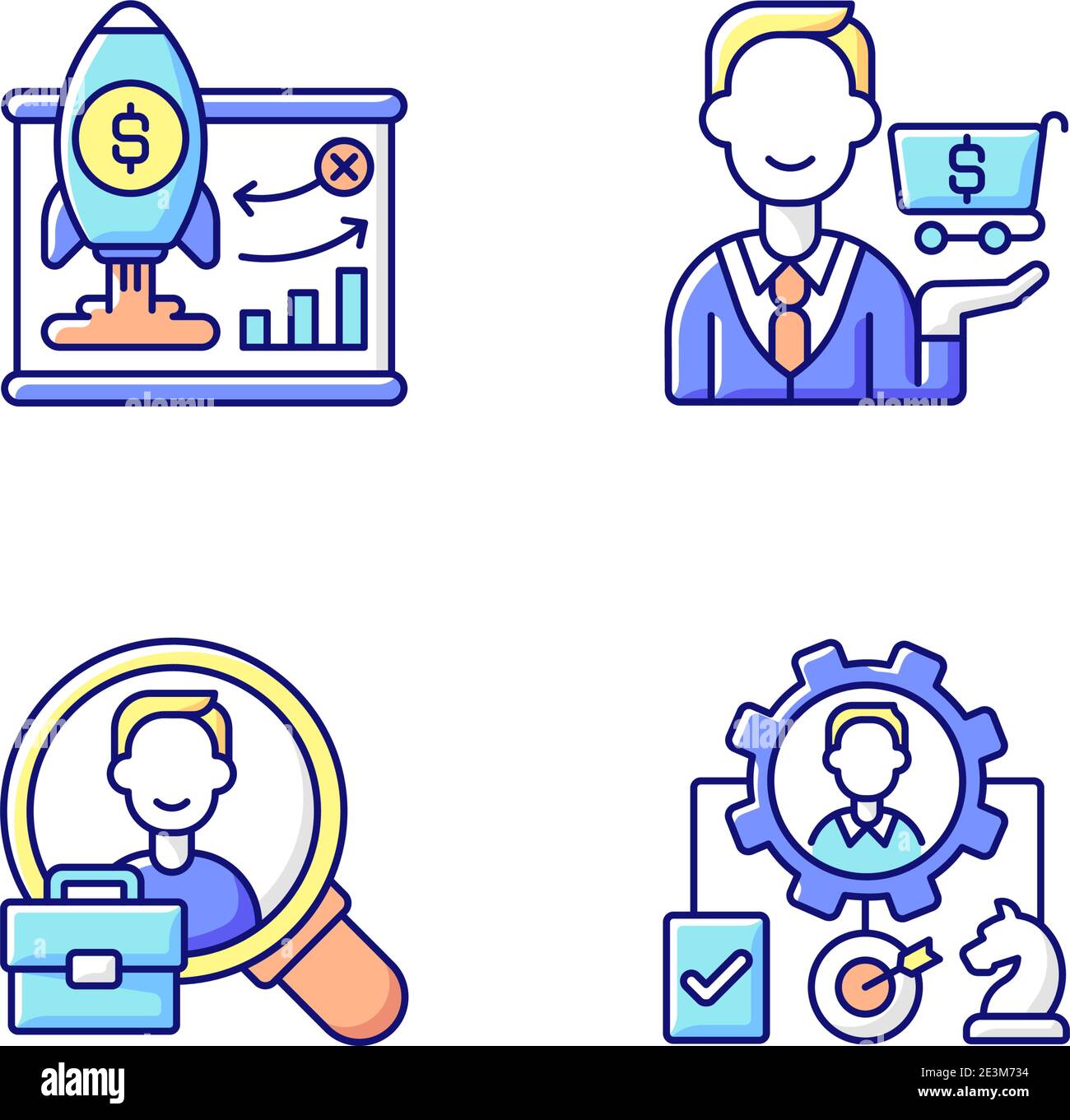 Business cartoon corporate hierarchy hi-res stock photography and ...