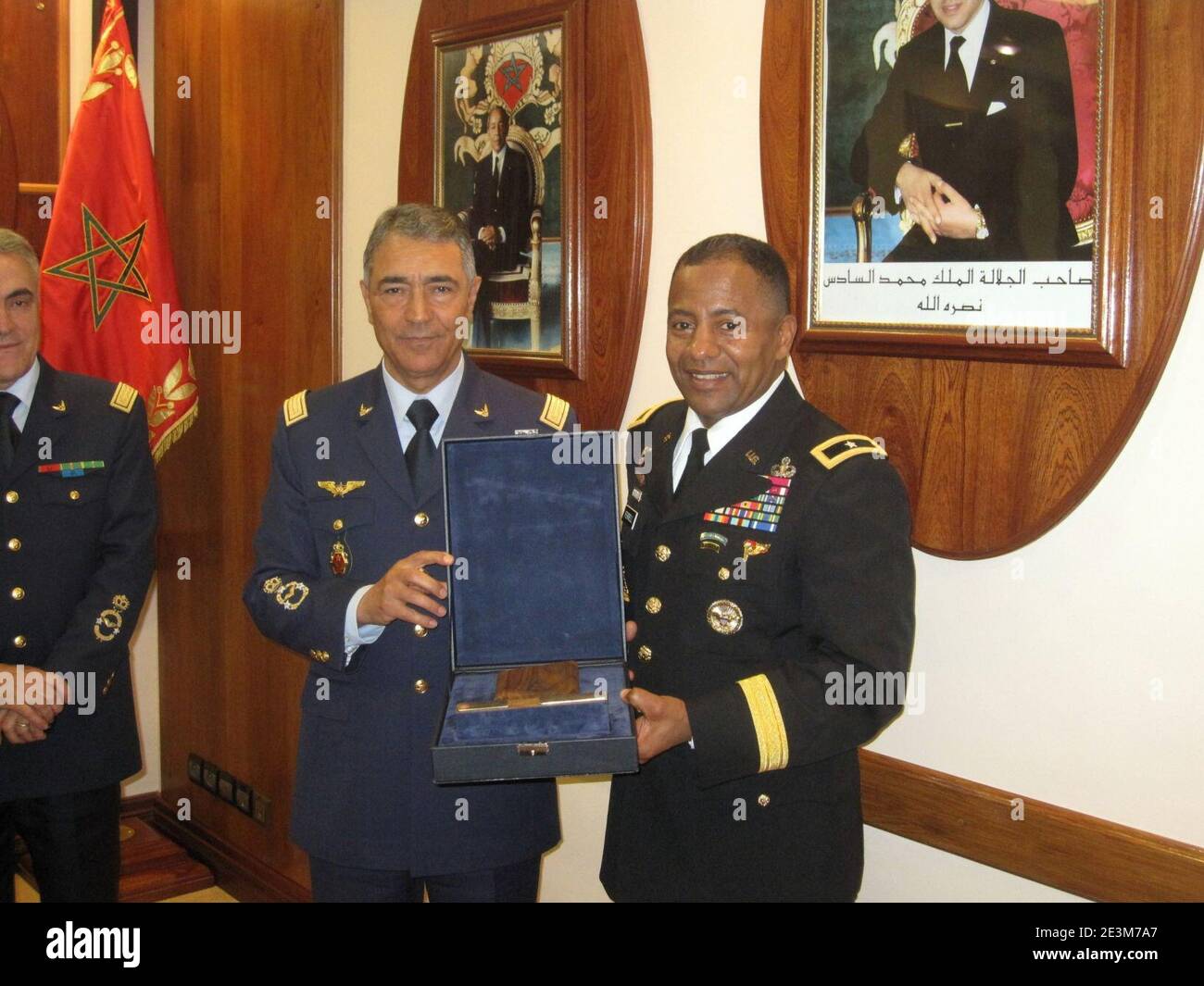 Major General Ahmed Boutaleb inspector of the Moroccan Air Force and ...