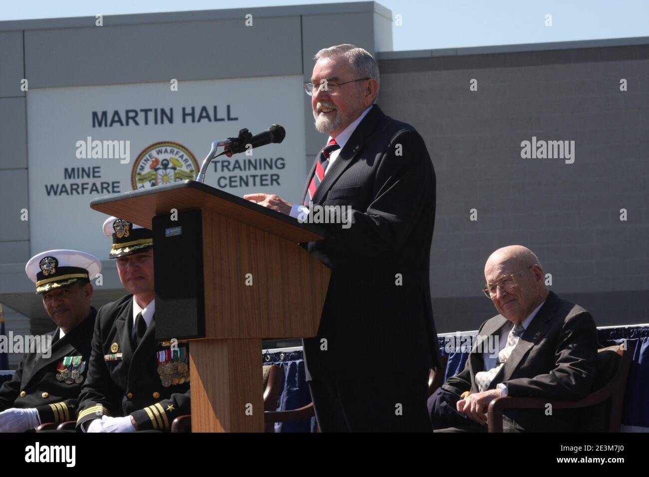 Martin Hall dedication 100312 Stock Photo - Alamy