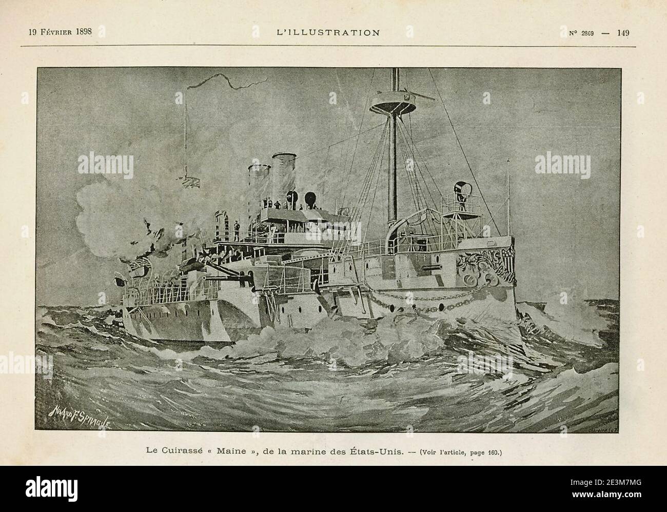 Maine 1 howard sprague Stock Photo - Alamy