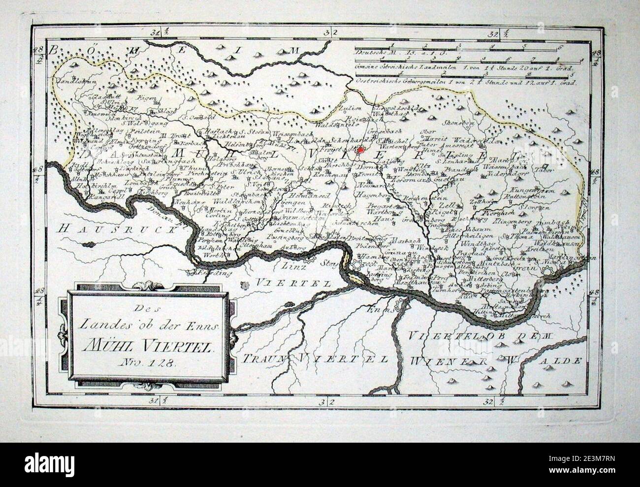 Map of Austria in 1791-1792 by Reilly 128 Stock Photo - Alamy