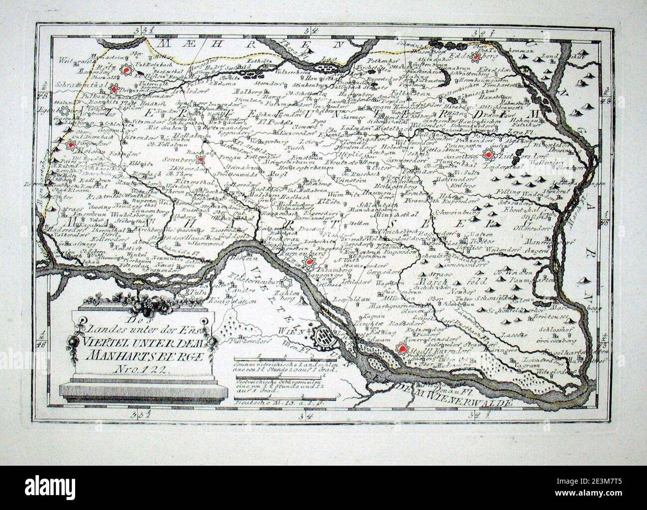 Archival austria map hi-res stock photography and images - Alamy