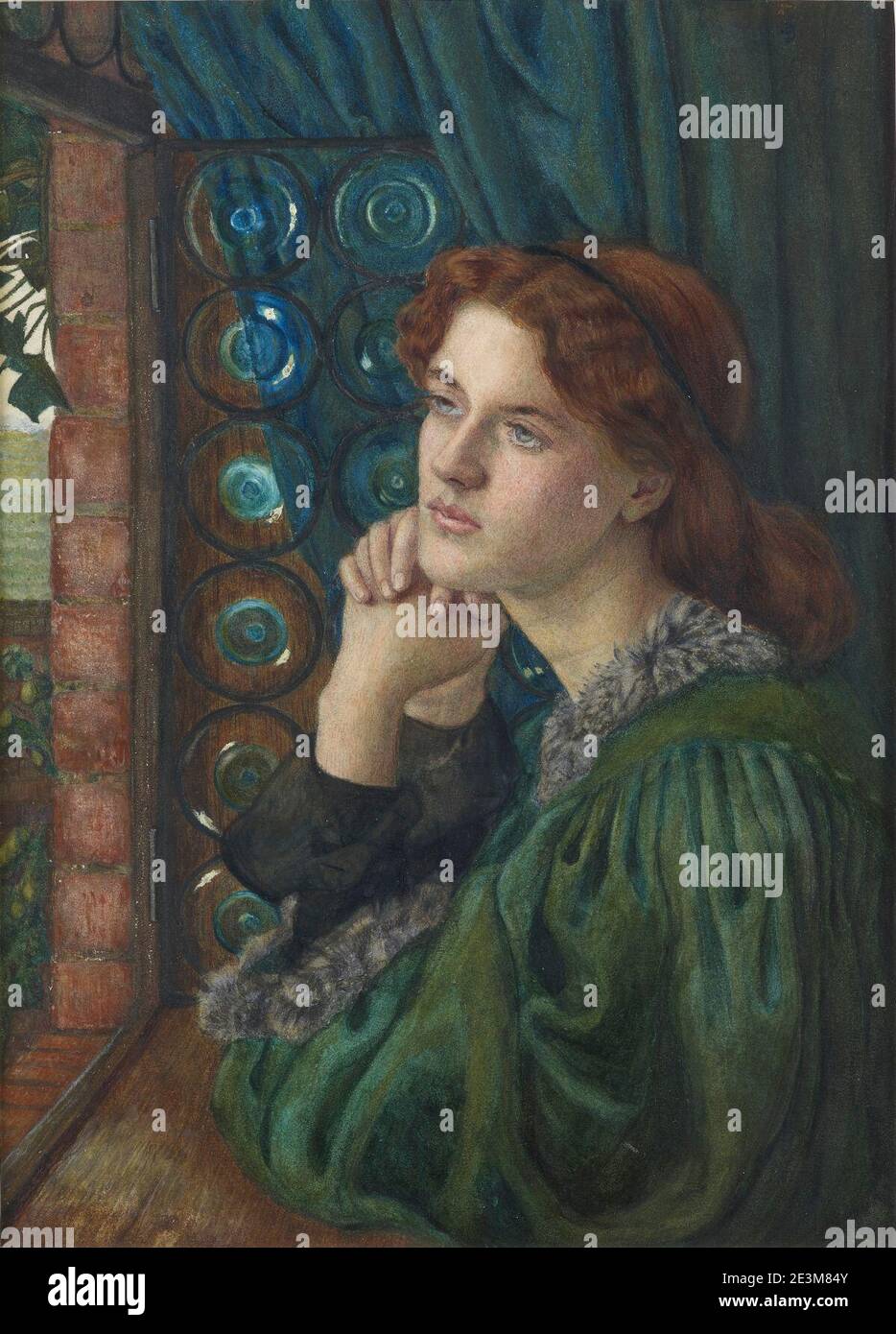 Marie Spartali Stillman - Mariana Stock Photo - Alamy