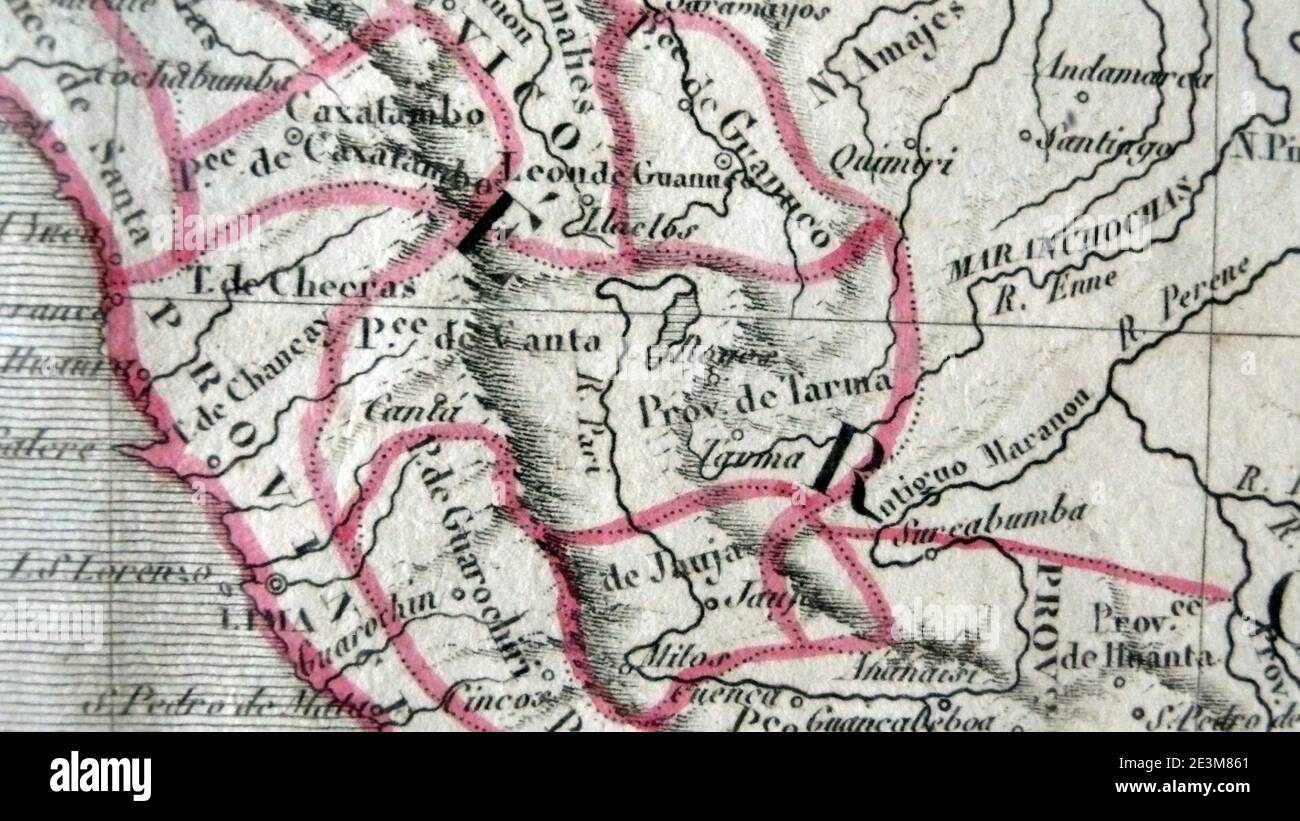 1821 map hi-res stock photography and images - Alamy