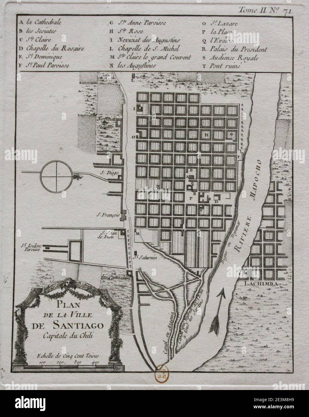 Mapa de santiago de chile hi-res stock photography and images - Alamy