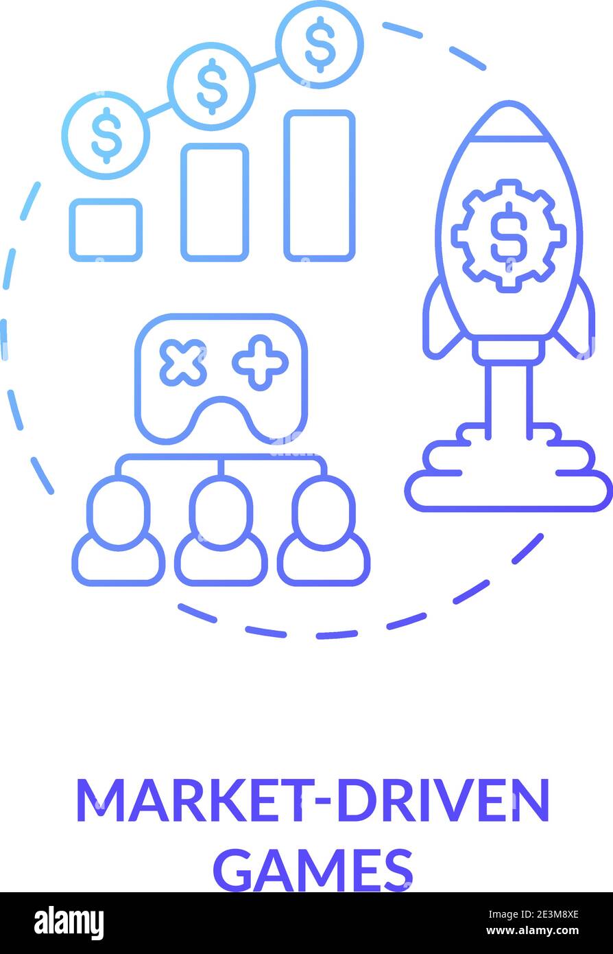 Market driven games concept icon Stock Vector Image & Art - Alamy
