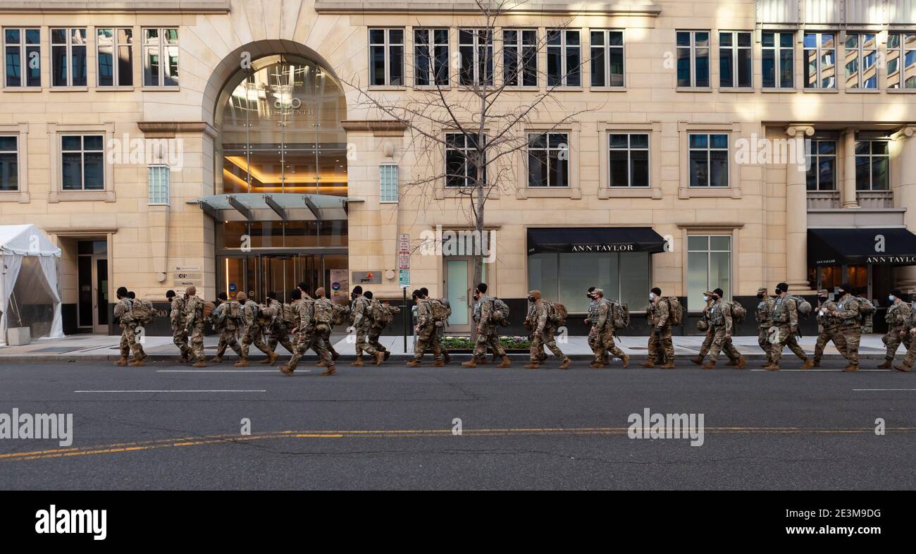 National guard march hi-res stock photography and images - Alamy