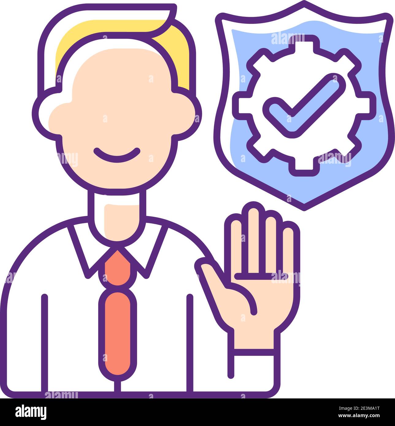 Integrity RGB color icon Stock Vector Image & Art - Alamy