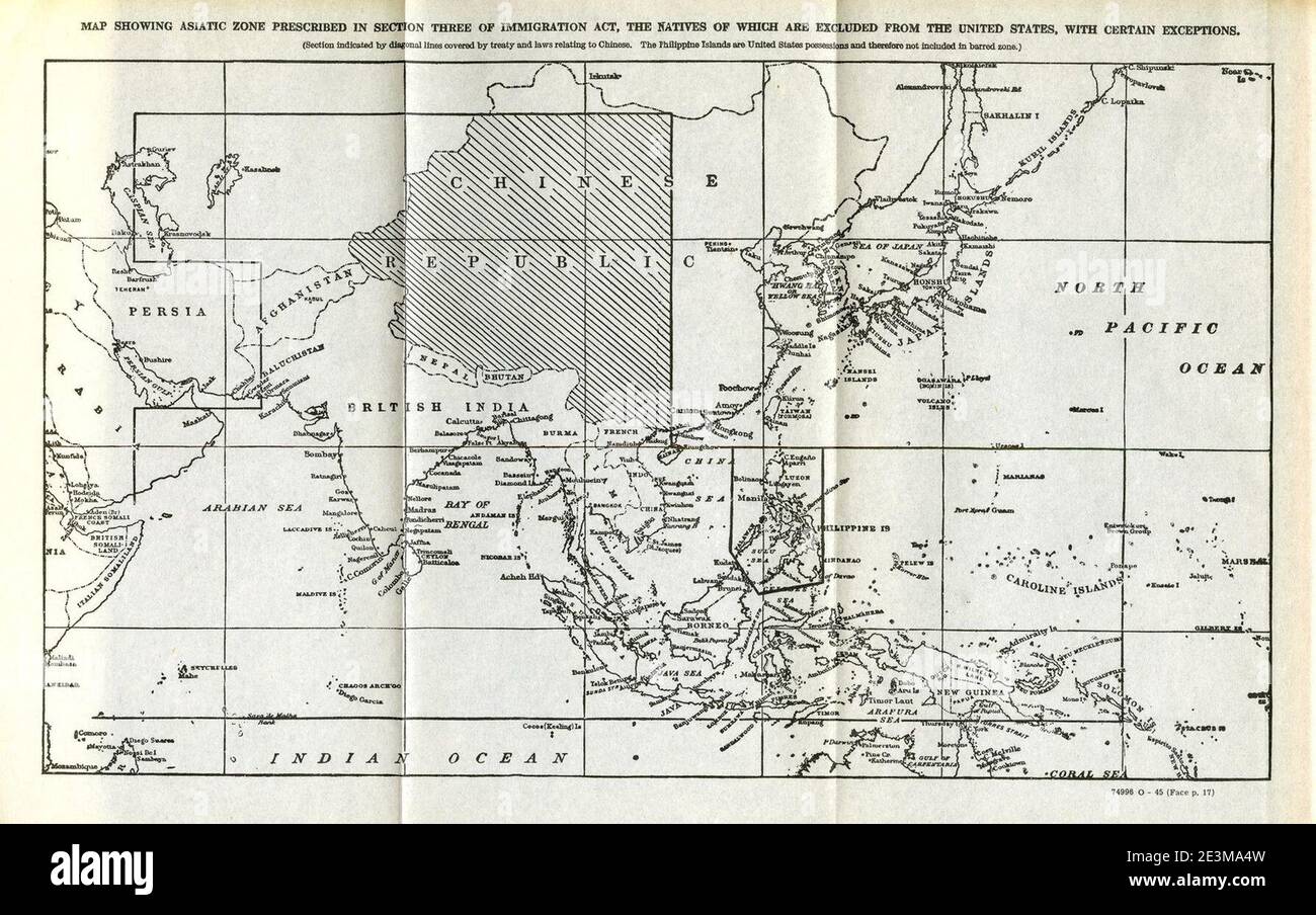 Immigration history map hi-res stock photography and images - Alamy