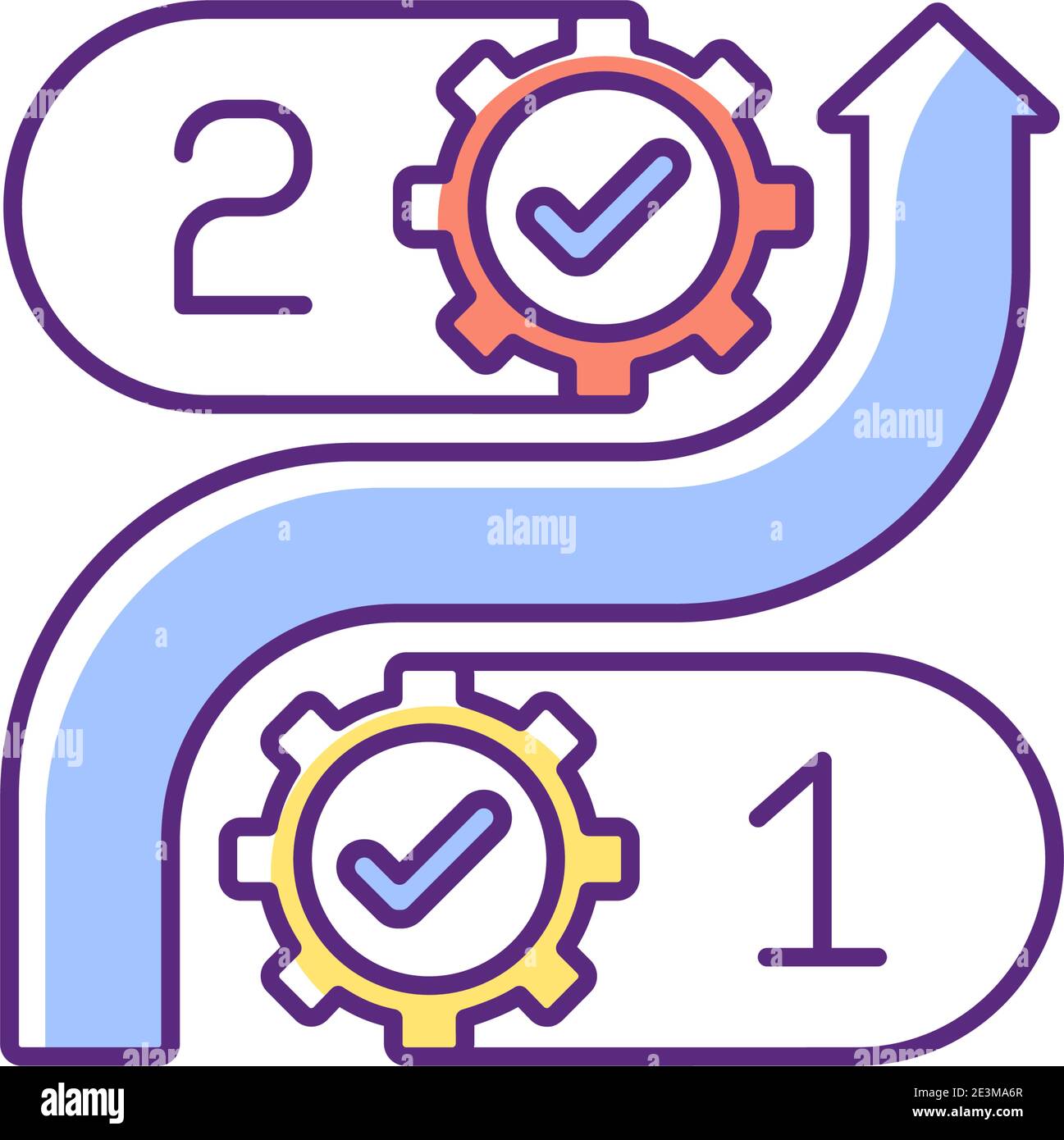 Consistency RGB color icon Stock Vector Image & Art - Alamy