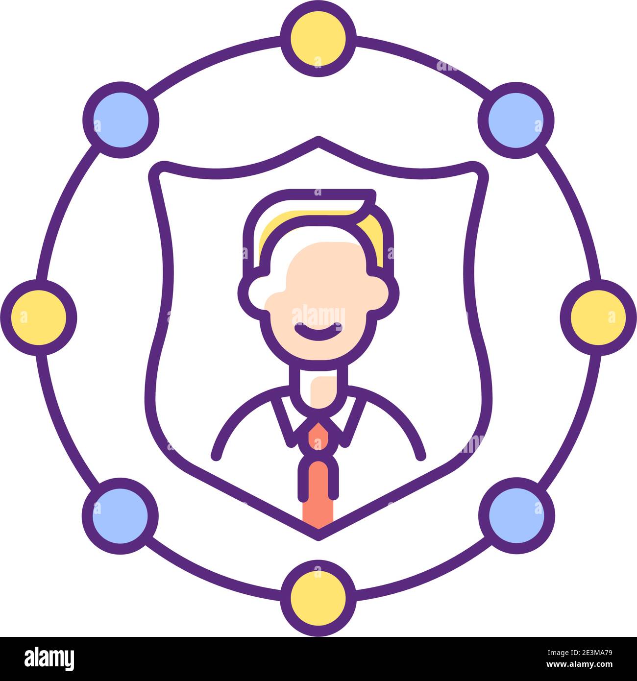 Accountability RGB color icon Stock Vector Image & Art - Alamy