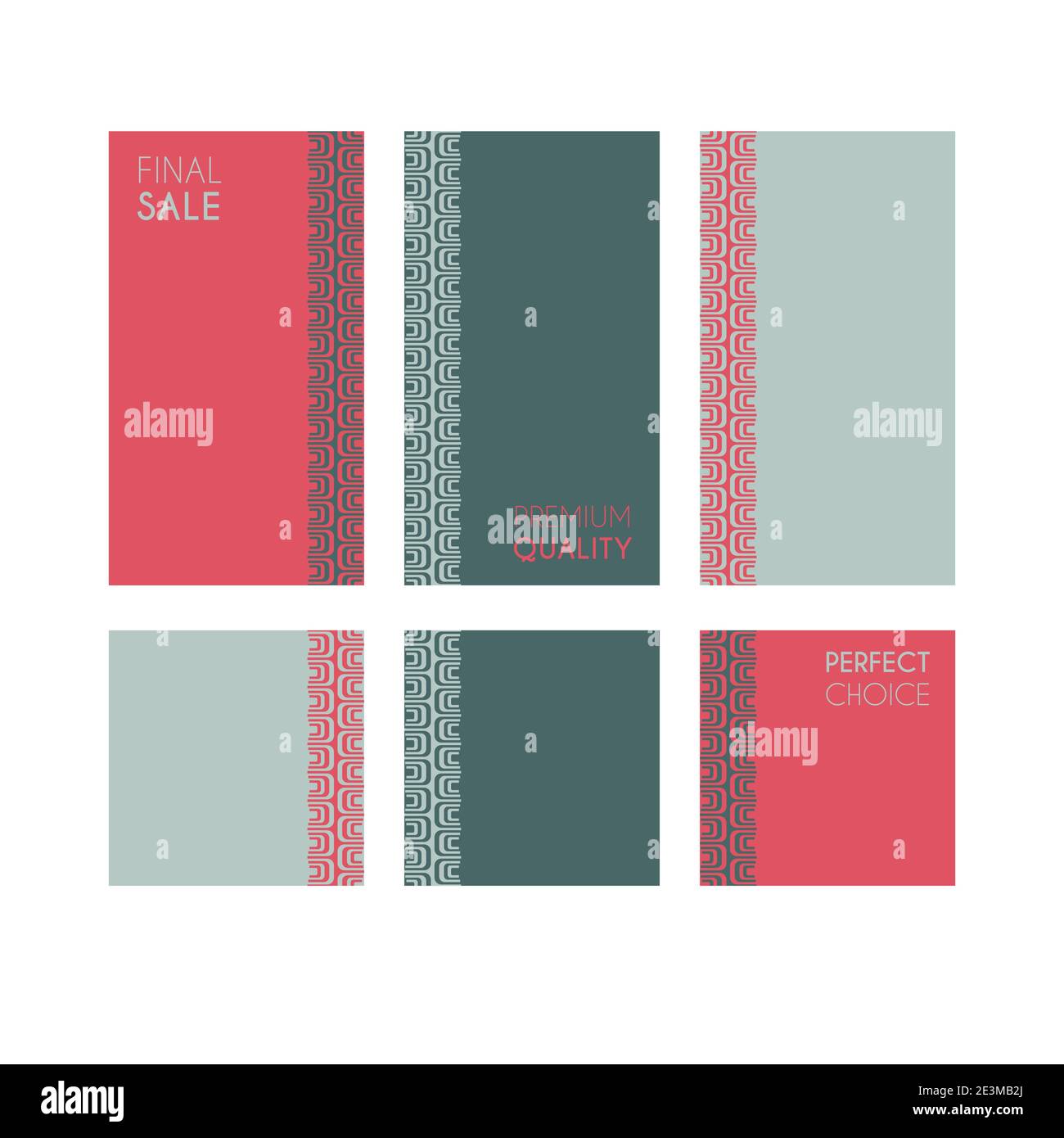 Modern decorative vector frames. Editable design templates for web ...