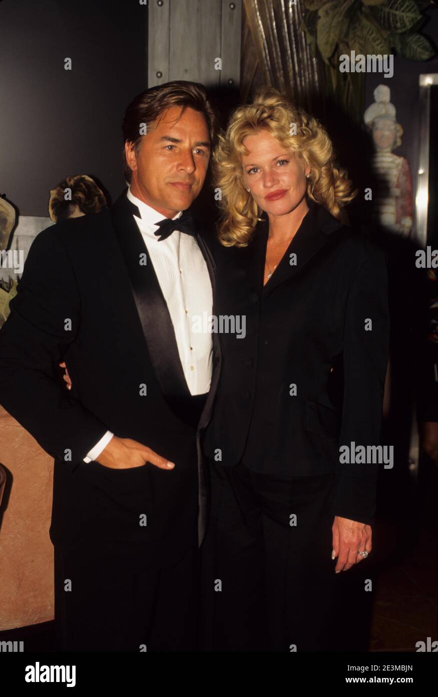 DON JOHNSON with Melanie GriffithGriffith host Planet Hollywood ...