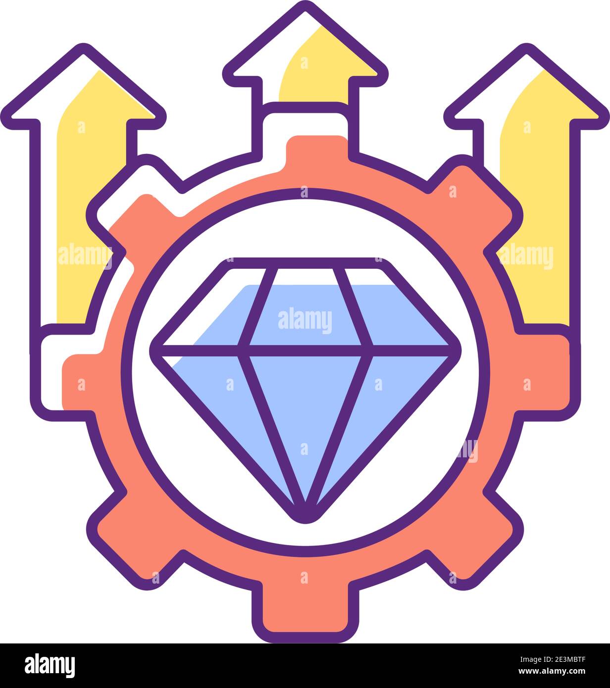 Excellence, high standards RGB color icon Stock Vector Image & Art - Alamy