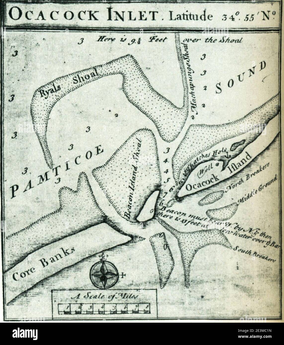Inlet map hi-res stock photography and images - Alamy