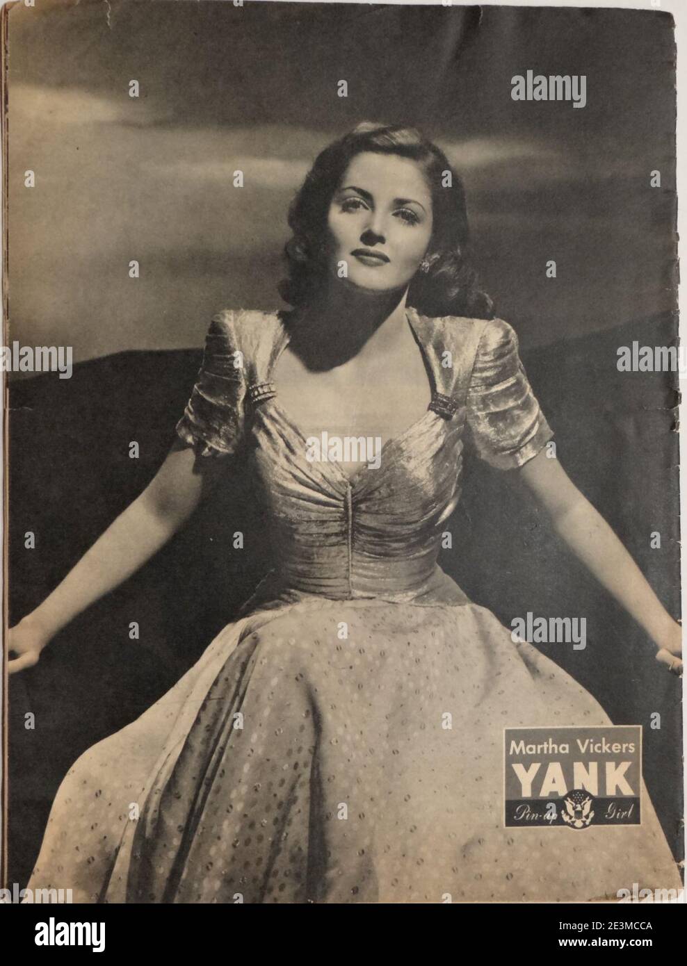 Martha Vickers pin-up from Yank, The Army Weekly, May 11, 1945 Stock ...