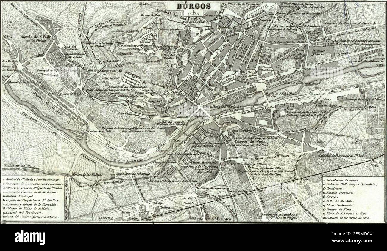 Mapa de burgos hi-res stock photography and images - Alamy