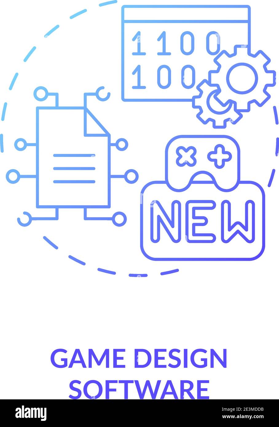 Game design software concept icon Stock Vector Image & Art - Alamy