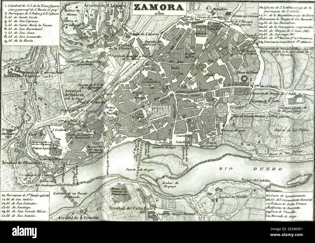 Mapa de zamora hi-res stock photography and images - Alamy