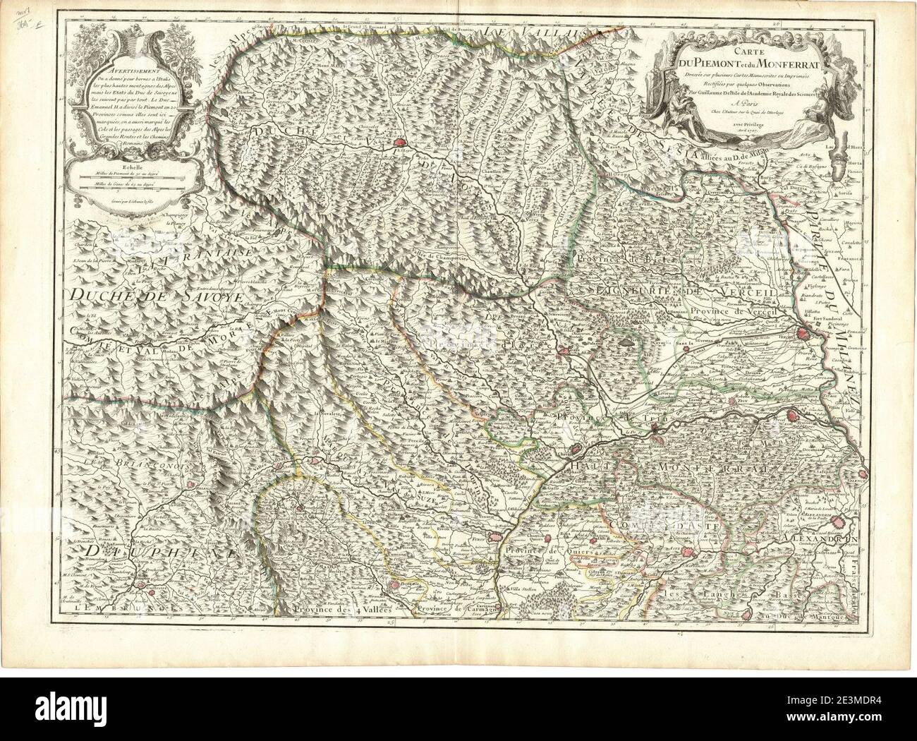 Carte du piemont et du monferrat hi-res stock photography and images ...