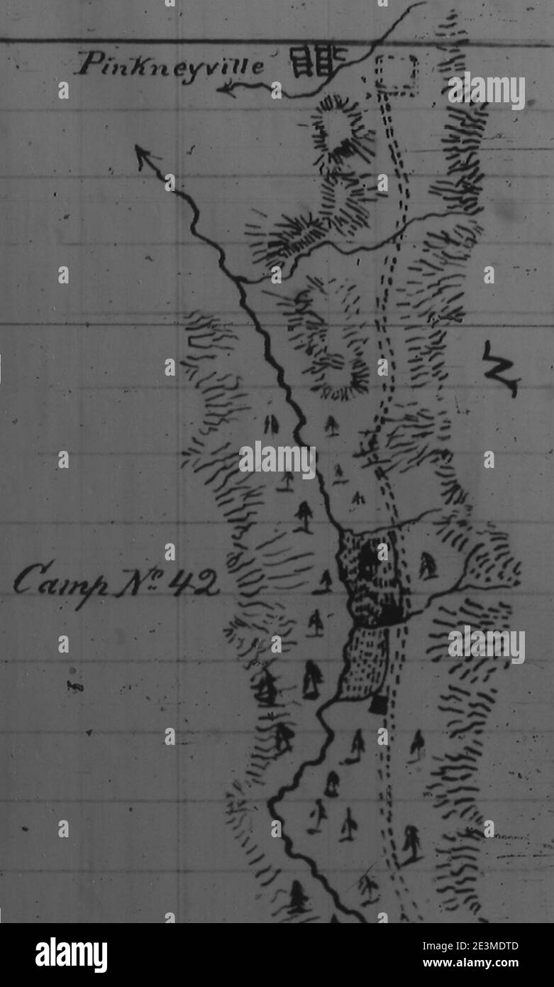 Map of colville Black and White Stock Photos & Images - Alamy