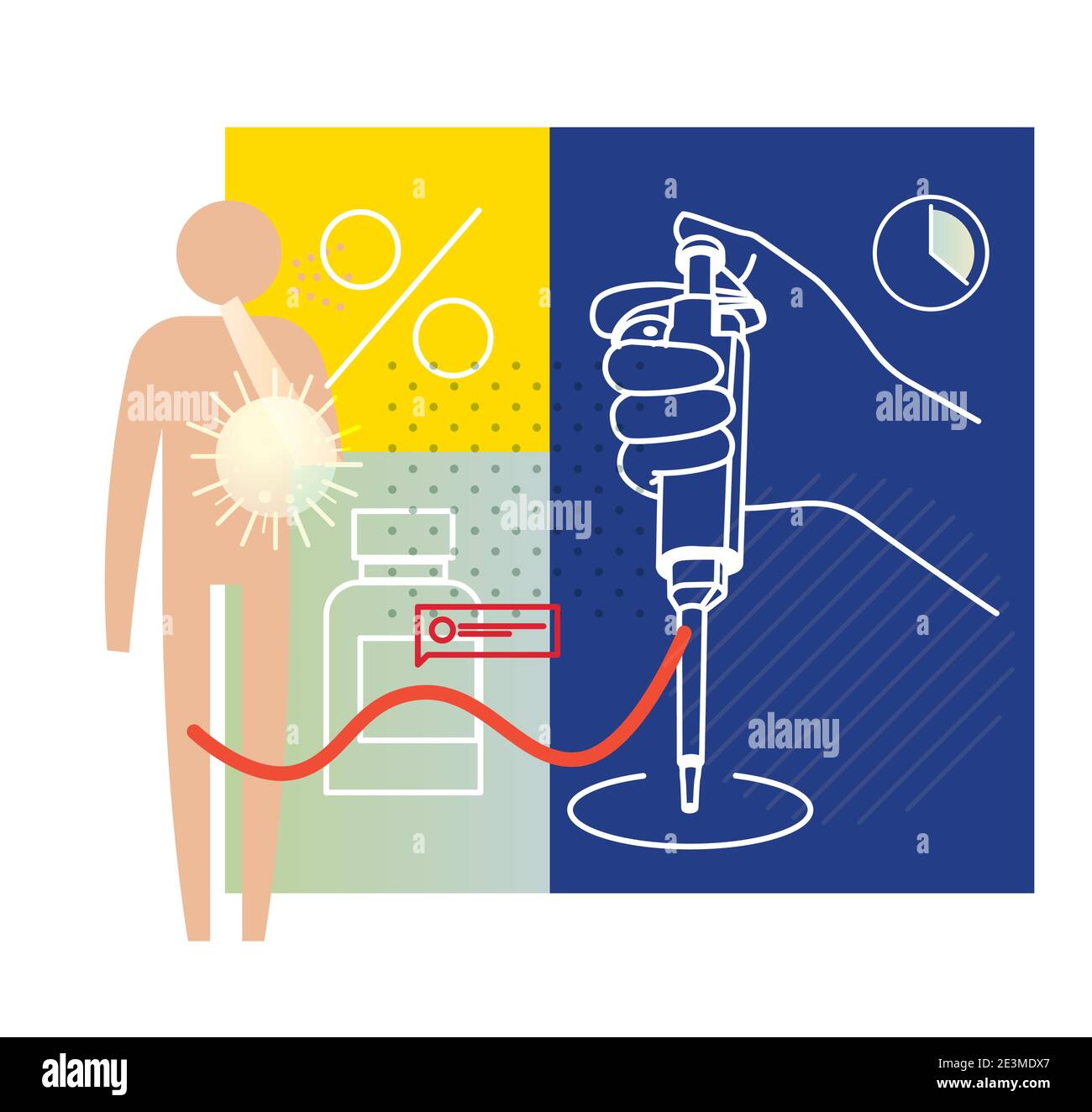 Micropipette vector vectors hi-res stock photography and images - Alamy