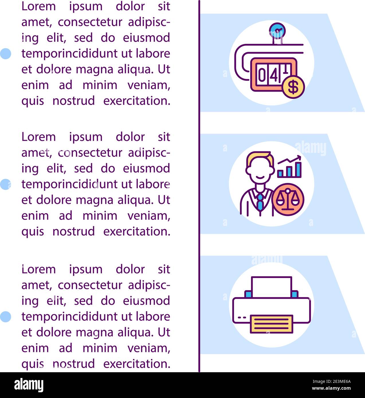 Administrative overheads concept icon with text Stock Vector Image ...