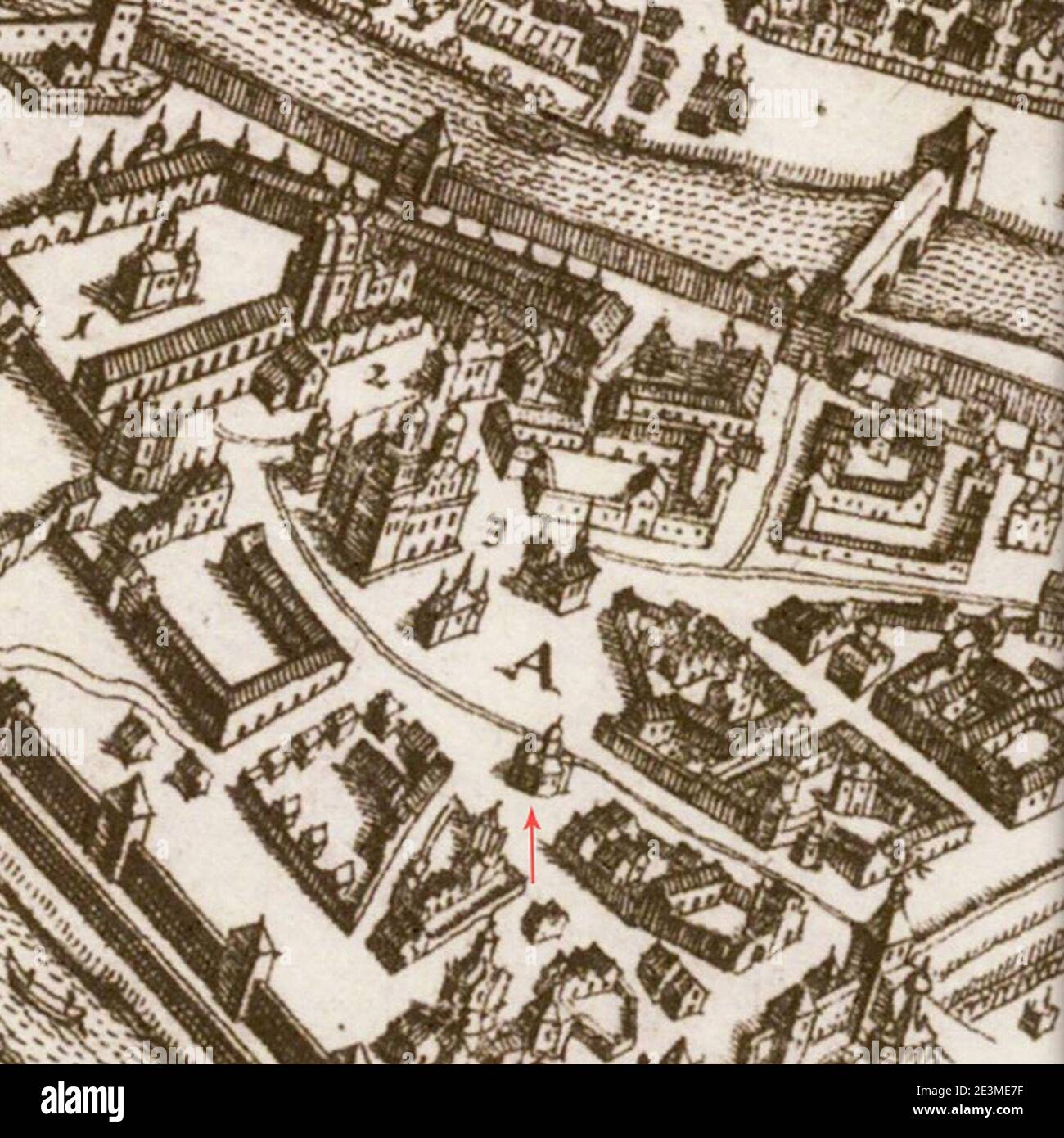 Historical moscow map hi-res stock photography and images - Alamy