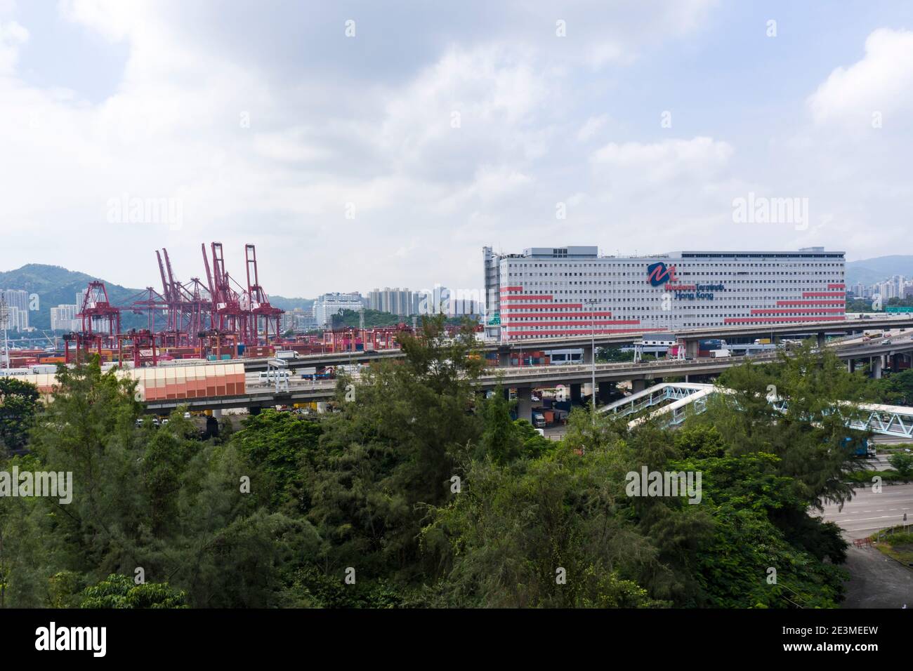 Modern Terminals in Kwai Tsing, the second largest container terminal ...
