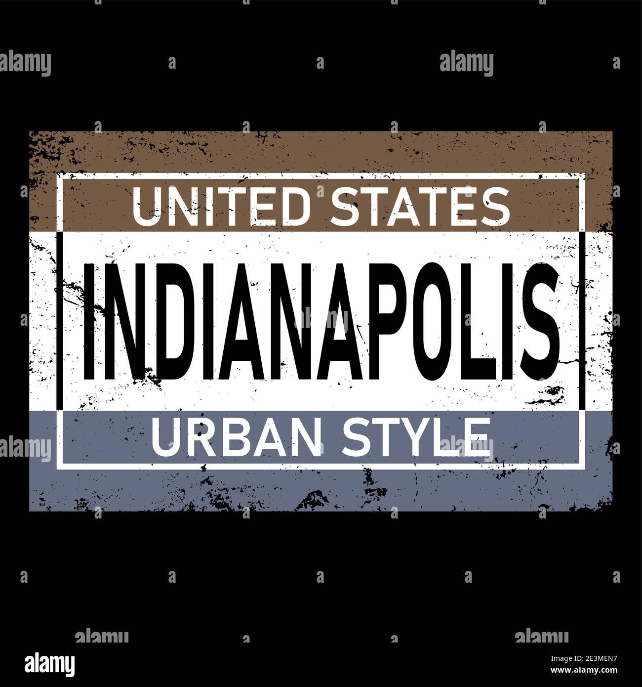 Indianapolis city typography text word lettering. Modern calligraphy ...