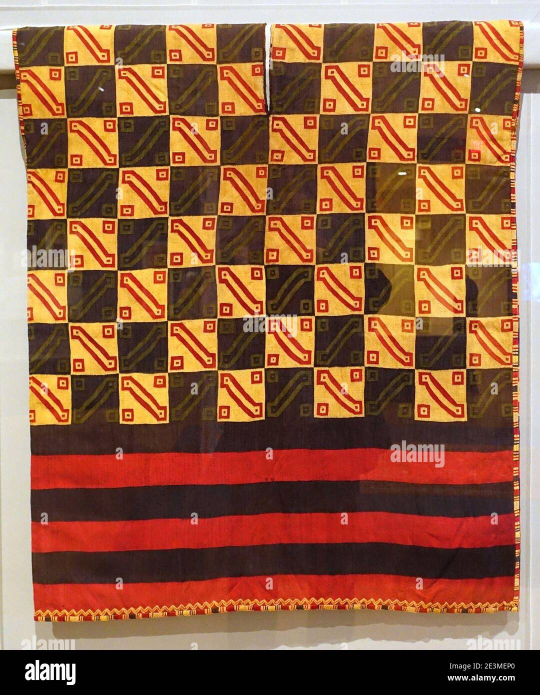 Man's tunic, Peru, Inca style, c. 1410-1532 AD, camelid hair Stock ...